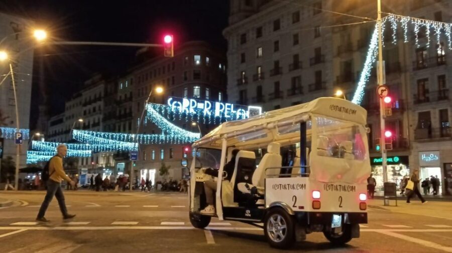 Barcelona: Private Christmas Lights Tour by Eco Tuk Tuk - The Itinerary and Landmarks