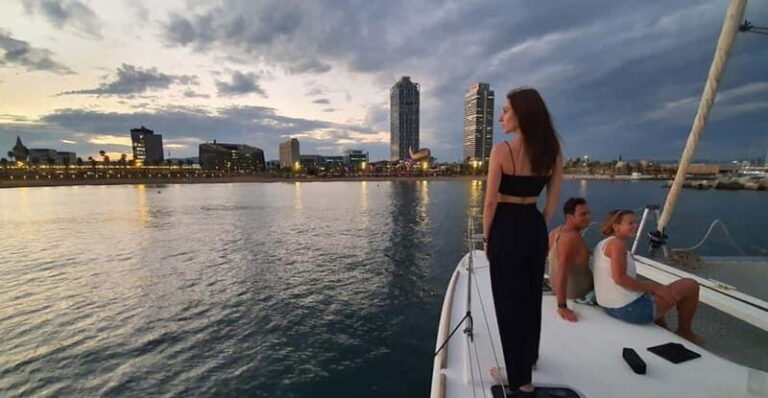 Barcelona: Sunset Catamaran Cruise with Drinks and Snacks - The Itinerary in Detail