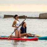 Barcelona: Sunset Paddleboarding Experience with 1 Beer - The Beach Introduction and Briefing