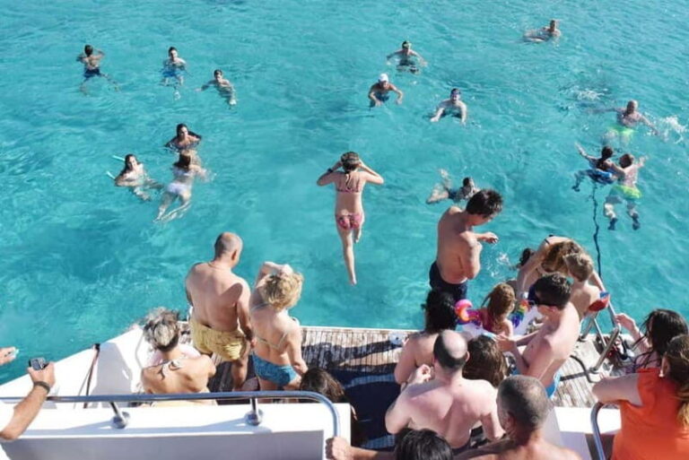 BBQ Boat: Nafsika II Sunset BBQ, Waterslide & Swimming Trip - The Details of the Tour