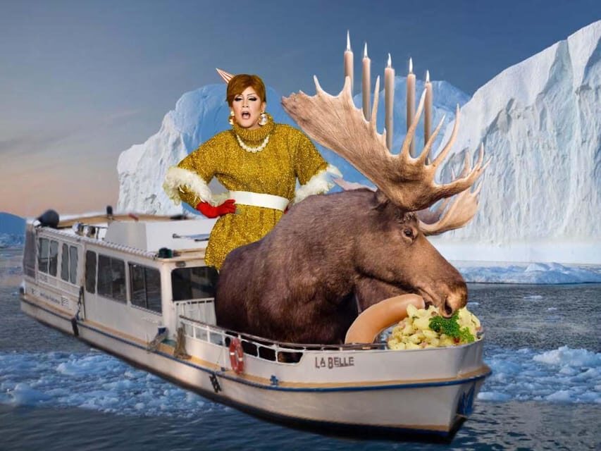 Berlin: Christmas cruise on the Spree with drag queen Audrey. - Key Points