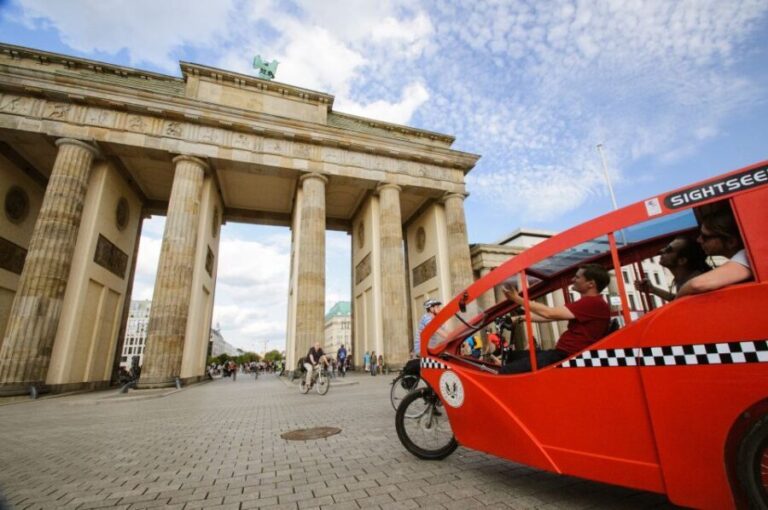 Berlin: Private E-Rickshaw Tour with Hotel Pickup Service - What to Expect During Your Tour