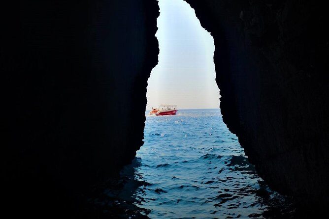 Blue Cave full day boat tour - Monk Seal Cave: Hidden History and Nature