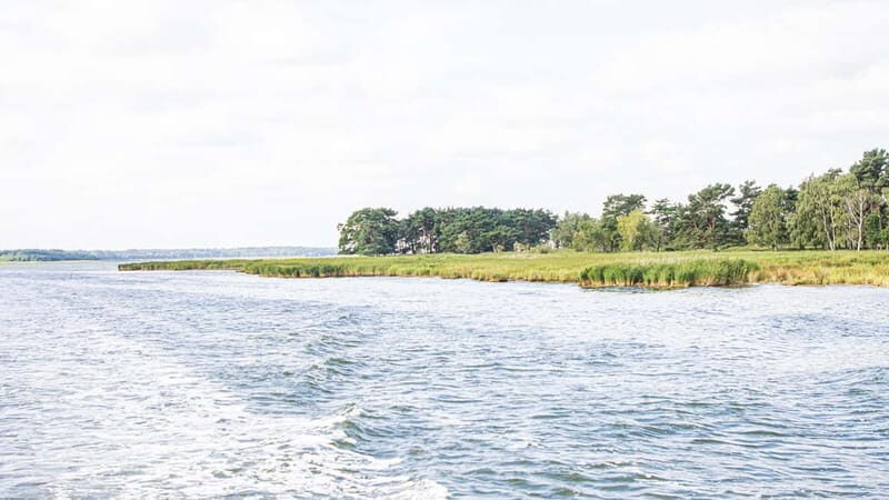 Boat trip to the Hanseatic city of Stralsund from Zingst - Exploring Stralsund: Heritage and Modernity Side by Side