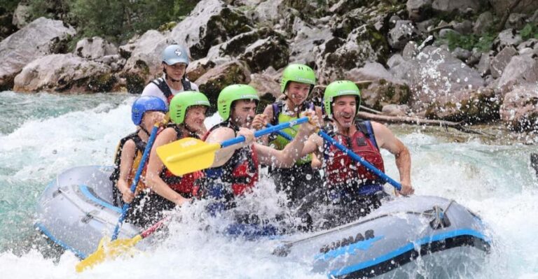 Bovec: Soa River Rafting Adventure with Photos and Drink - The Itinerary in Detail