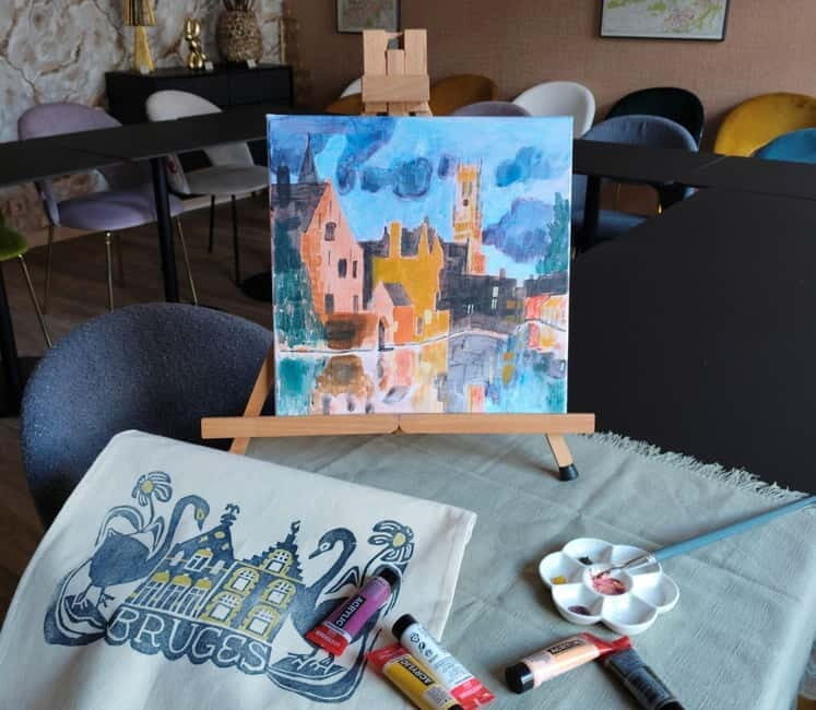 Bruges: Paint and Sip with Champagne and Chocolate - A Closer Look at the Experience