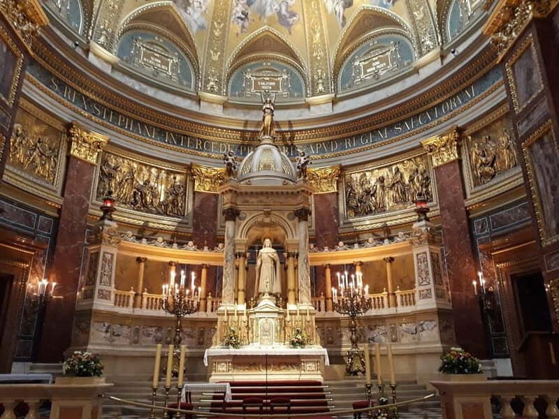 Budapest: St. Stephen's Basilica Tour with Music Performance - Inside the Basilica: Art, Murals, and Legends