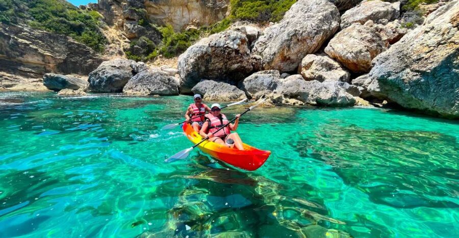 Cala Granadella: Cala en Caló Sea Cave Snorkel & Kayak Tour - Exploring the Itinerary: What Youll Experience