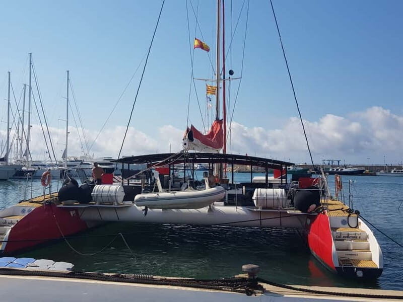 Cambrils/Salou: Coastline Catamaran 3h with drinks ,bed - The Value of the Experience