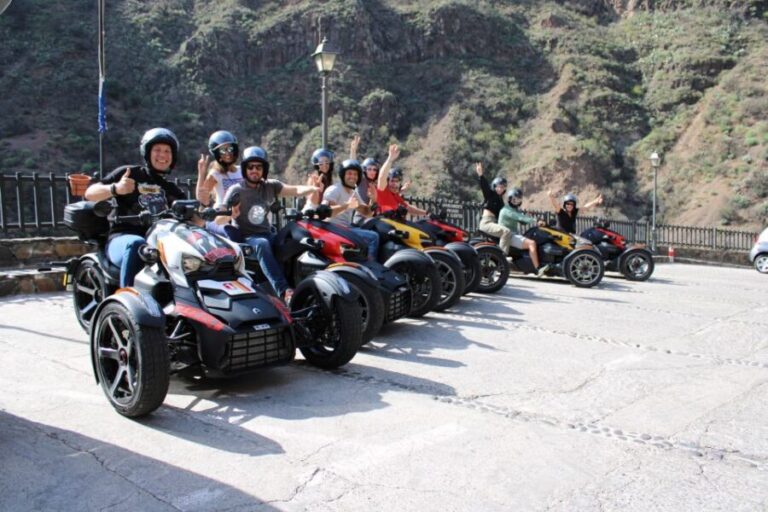 Can-Am Ryker Adventure Grand Tour - Visiting Guayadeque: Cave Houses and a 360-Degree Road Walk