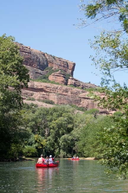 Canoeing and kayaking on the Argens: 1-hour rental: "Rocher de Palay" route - The Route and What You’ll See