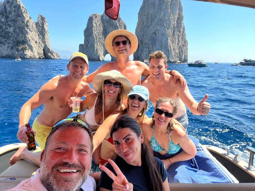 Capri All Inclusive Premium Private boat Tour and City Visit - Exploring Capris Landmarks at Leisure