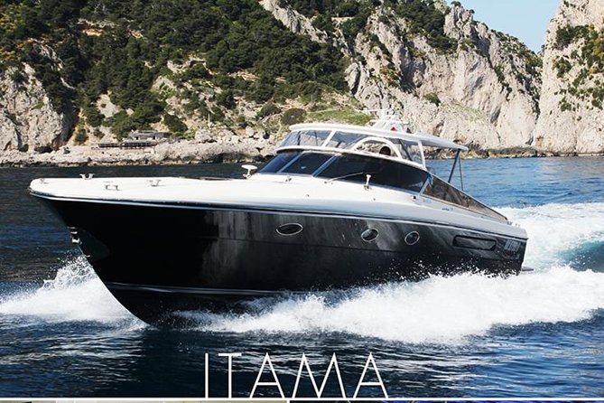 Capri Island in Private Luxury 40 feet Speedboat from Naples - Key Points