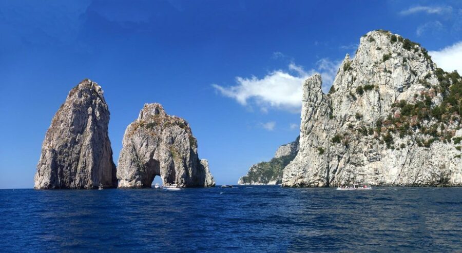 Capri private boat tour from sorrento on Gozzo 9 cabin - Capris Most Famous Spots