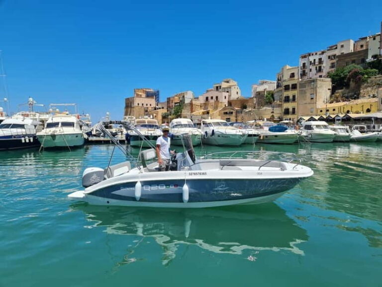 Castellammare del Golfo: Half-Day Boat Rental may/June - An Itinerary Filled with Stunning Highlights