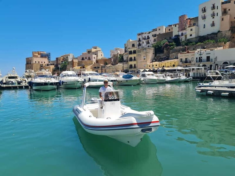 Castellammare del Golfo: Rib Boat Rental with GPS in august. - The Scenic Route and Stops