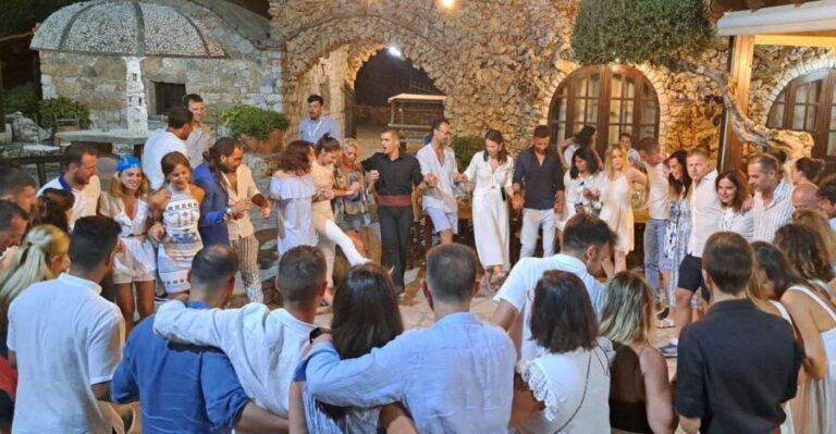 Chania: Cretan Folklore Dance Show with Dinner - The Itinerary in Detail