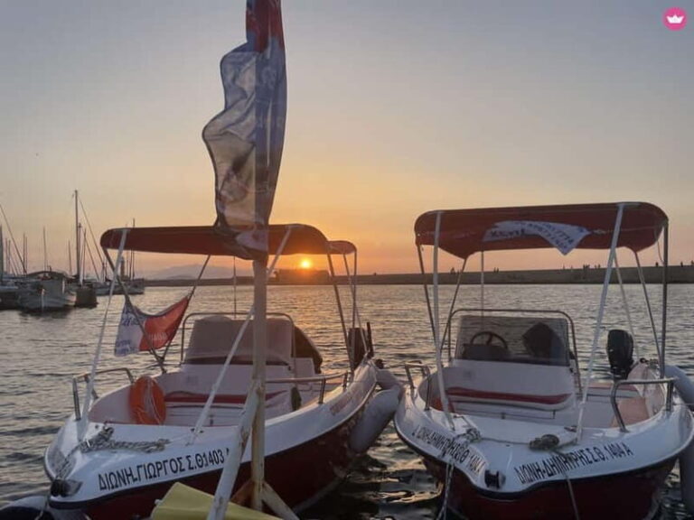 Chania: Self-Drive Boat Rental from Old Port - Who Will Love This?