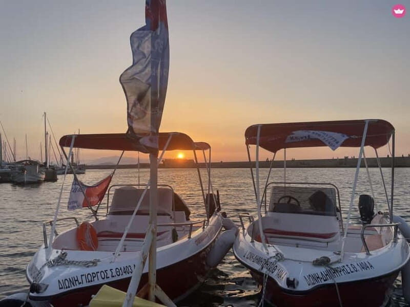Chania: Self-Drive Boat Rental from Old Port - Who Will Love This?
