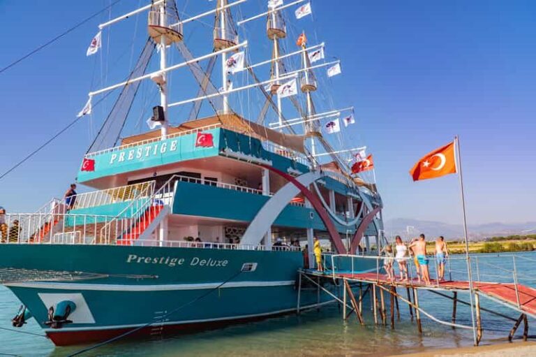 City of Side: Sightseeing Cruise w/ Swim Stops & Foam Party - The Boat Layout and Facilities