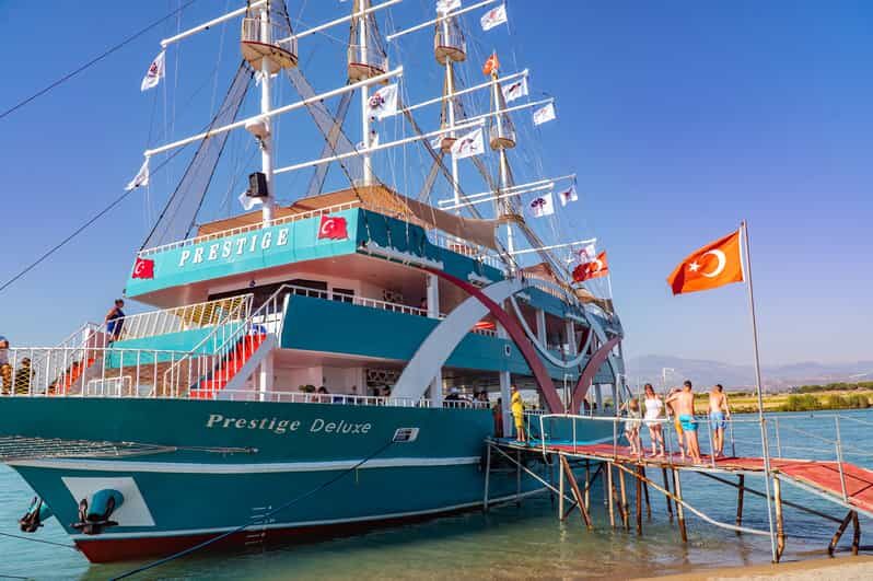 City of Side: Sightseeing Cruise w/ Swim Stops & Foam Party - The Boat Layout and Facilities