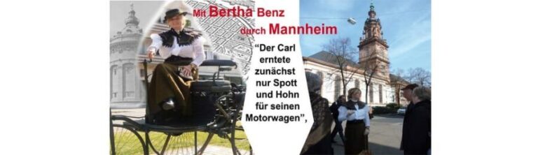 City tour Mannheim: With Bertha Benz through the city of inventors - costume tour - Breaking Down the Itinerary