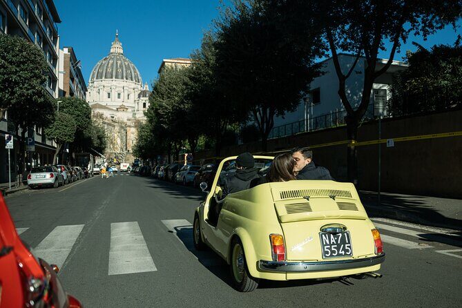 Classic Elegance: Vintage Fiat 500 Cabriolet Rome Tour - St. Peter’s Basilica: Iconic and Photogenic
