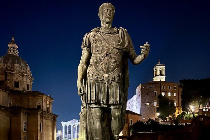 Colosseum and Roman Forum Sightseeing Area Night Walking Tour - Practical Details and Booking Tips