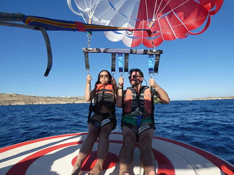 Comino: Blue Lagoon Parasailing Experience - The Start: Takeoff from the Blue Lagoon
