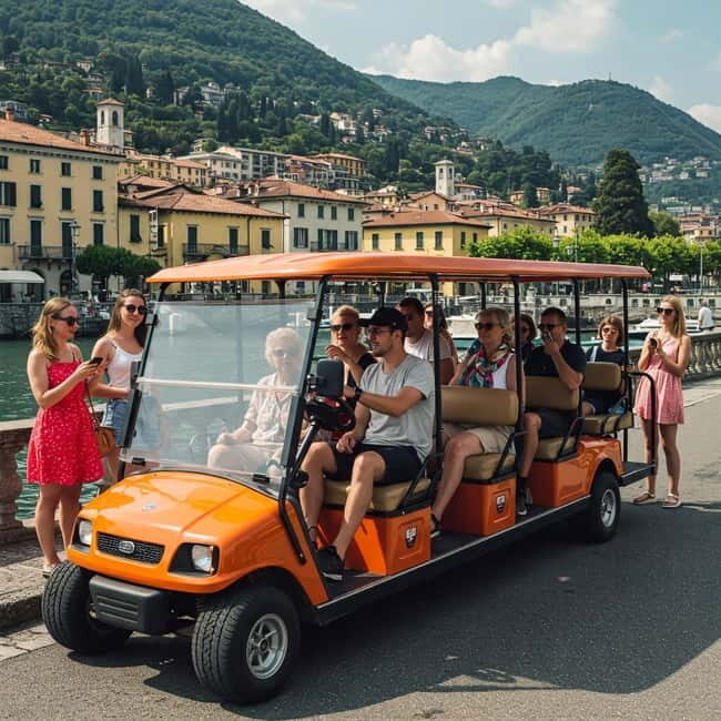 Como: Private VIP tour with guide on golf cart - The Value and Practicalities