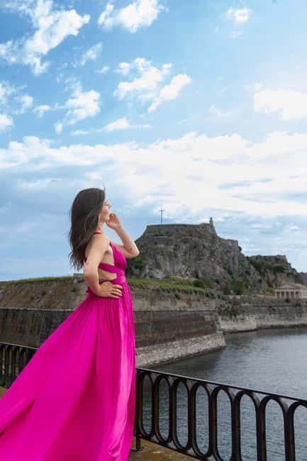 Corfu: Old Town Photoshoot in Flying Dress - Each Locations Charm