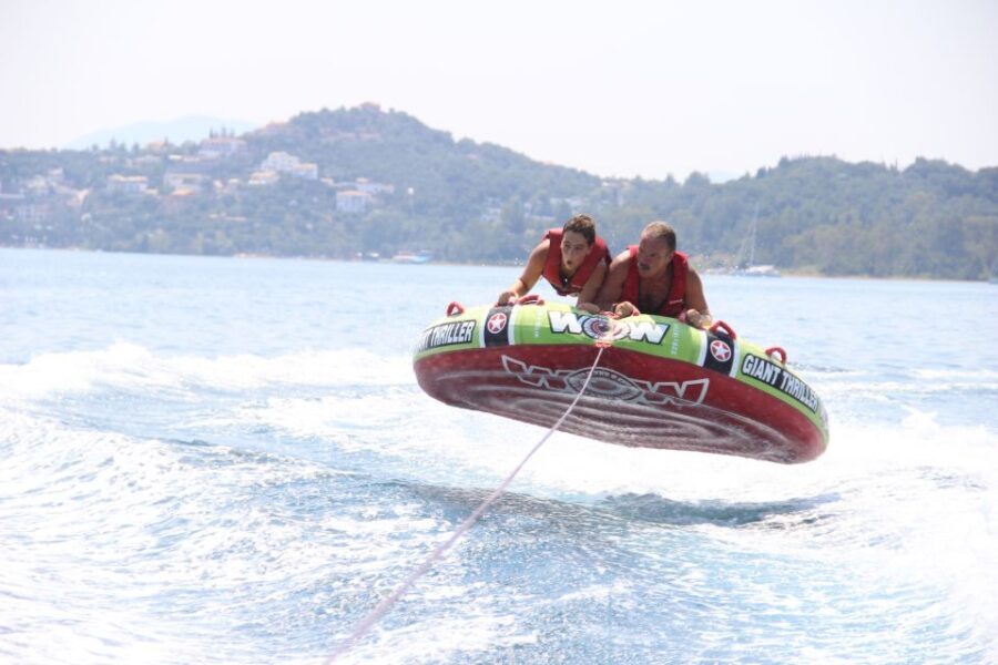 Corfu: Watersports - Inflatable Rides near Corfu Town - The Safety and Comfort