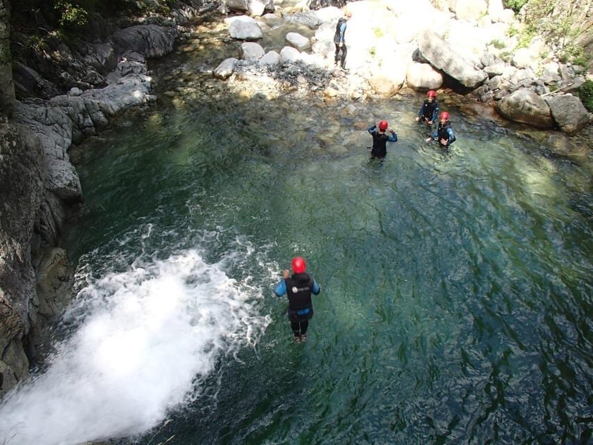 Corte region: Fun Canyoning Verghellu - Highlights of the Canyoning Tour