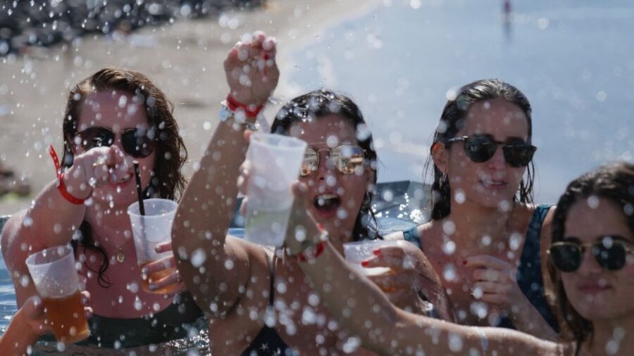 Costa Adeje: Tenerife Monkey Beach Club Utopia Pool Party - The Venue and View