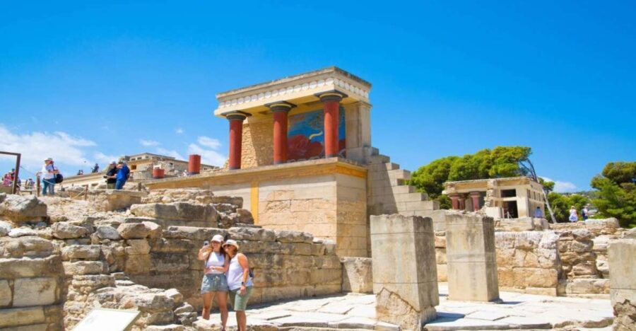 Crete: Knossos E-Ticket with Audio Guide & Optional Museum - Breakdown of the Itinerary