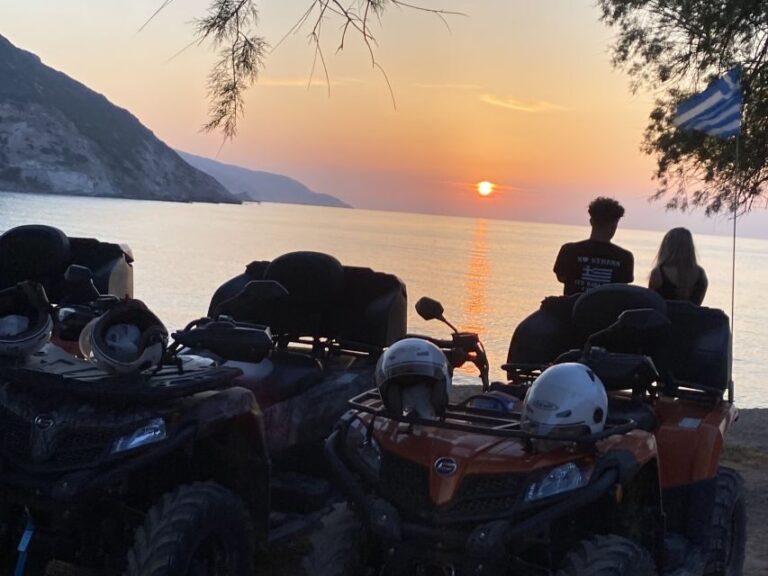 Crete: Sunset or Morning Quad with Local Products Tasting - What Makes This Tour Stand Out?