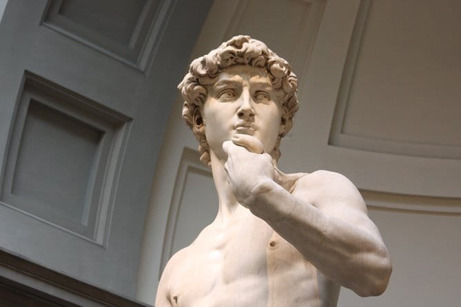 David and the highlights of Florence. - Key Points