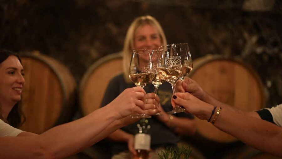 Discovery tour - cellar tour with wine tasting - Exploring the Cellar in a Former Mining Tunnel
