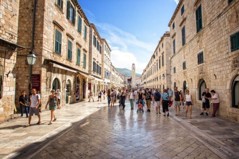 Dubrovnik: Early Bird Walking Tour - Key Landmarks: Orlando’s Column, Sponza Palace, Rector’s Palace, and Dubrovnik Cathedral