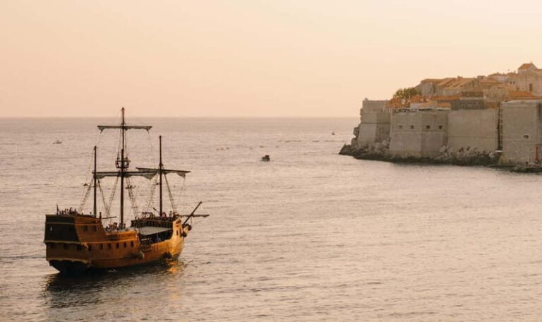 Dubrovnik: Galleon Sunset Cruise with a Live Guide & Drink - A Closer Look at the Galleon Sunset Cruise