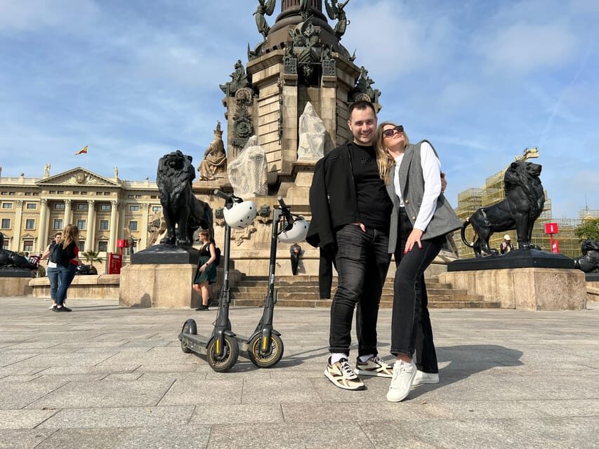 E-Scooter Guided Exploration of Barcelona - What to Expect: The Practical Side