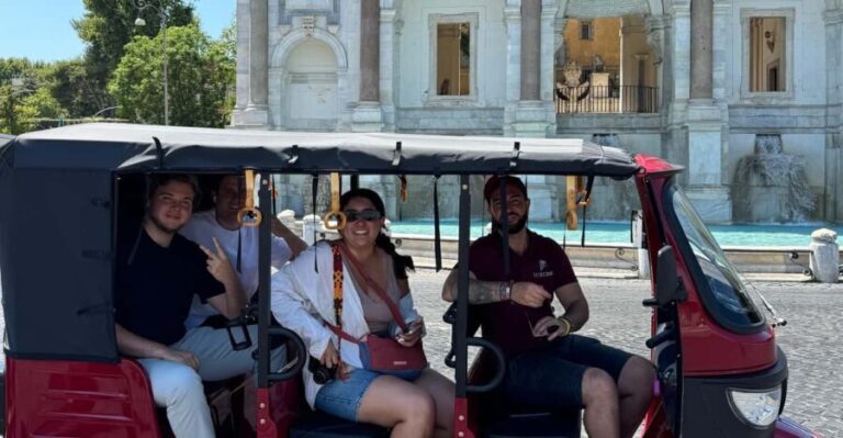 E-Tuk Tour: Rome by Night - Detailed Breakdown of the Itinerary