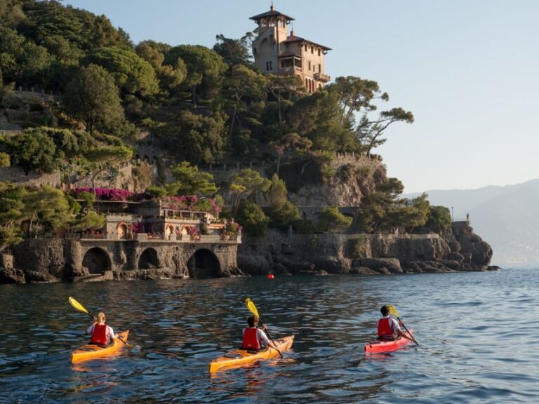 Easy Kayak Tour to Portofino with Optional Snorkeling - The Sunset Experience