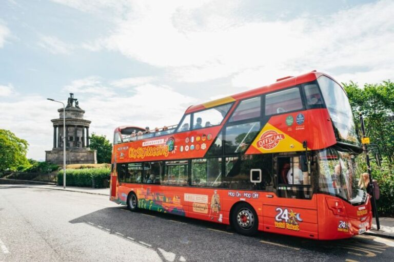 Edinburgh: City Sightseeing Hop-On Hop-Off Bus Tour - The Stops and What You Can Expect