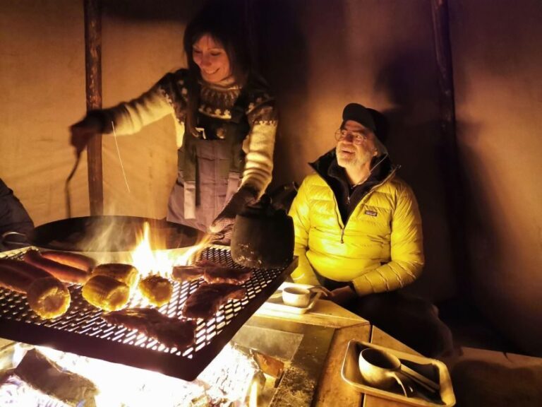 Enjoy the Aurora Show on top of the mountain inc tipi dinner - The Snowmobile Ride: A Thrilling Ascent to the Aurora Vista