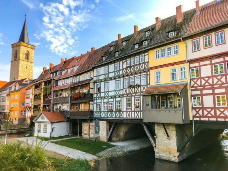 Erfurt: On the road with the bridge builder. Walking tour with anniversary tasting. - Exploring the Krämerbrücke and Surroundings