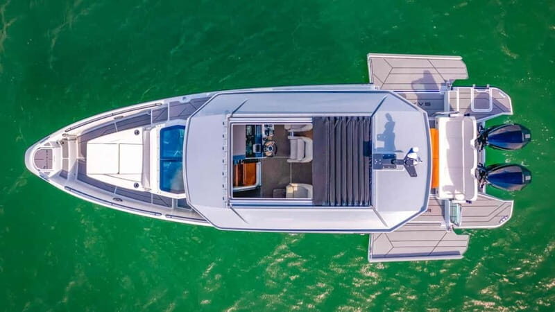 Explore Helsinki in any weather, using the Saxdor 320 GTC. - An Inside Look at the Helsinki Boat Tour