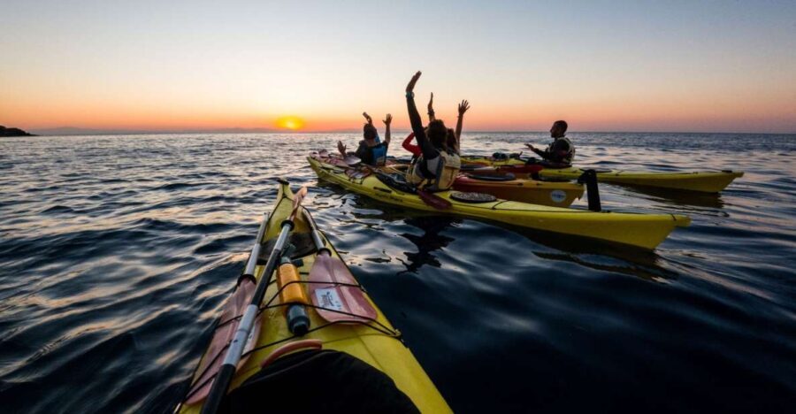Faliraki: Sunrise Sea Kayaking Experience with Breakfast - Breakdown of the Itinerary