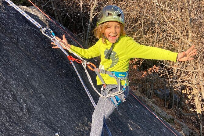 Family rock climbing near Locarno - Key Points