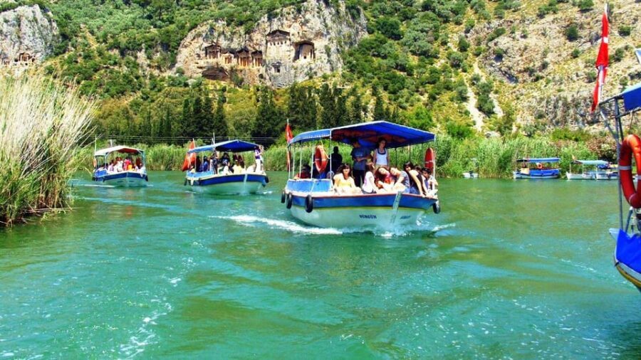 Fethiye:Dalyan Mud & Turtle Beach and River Cruise Day Trip - Exploring the Dalyan Delta and Ancient Tombs
